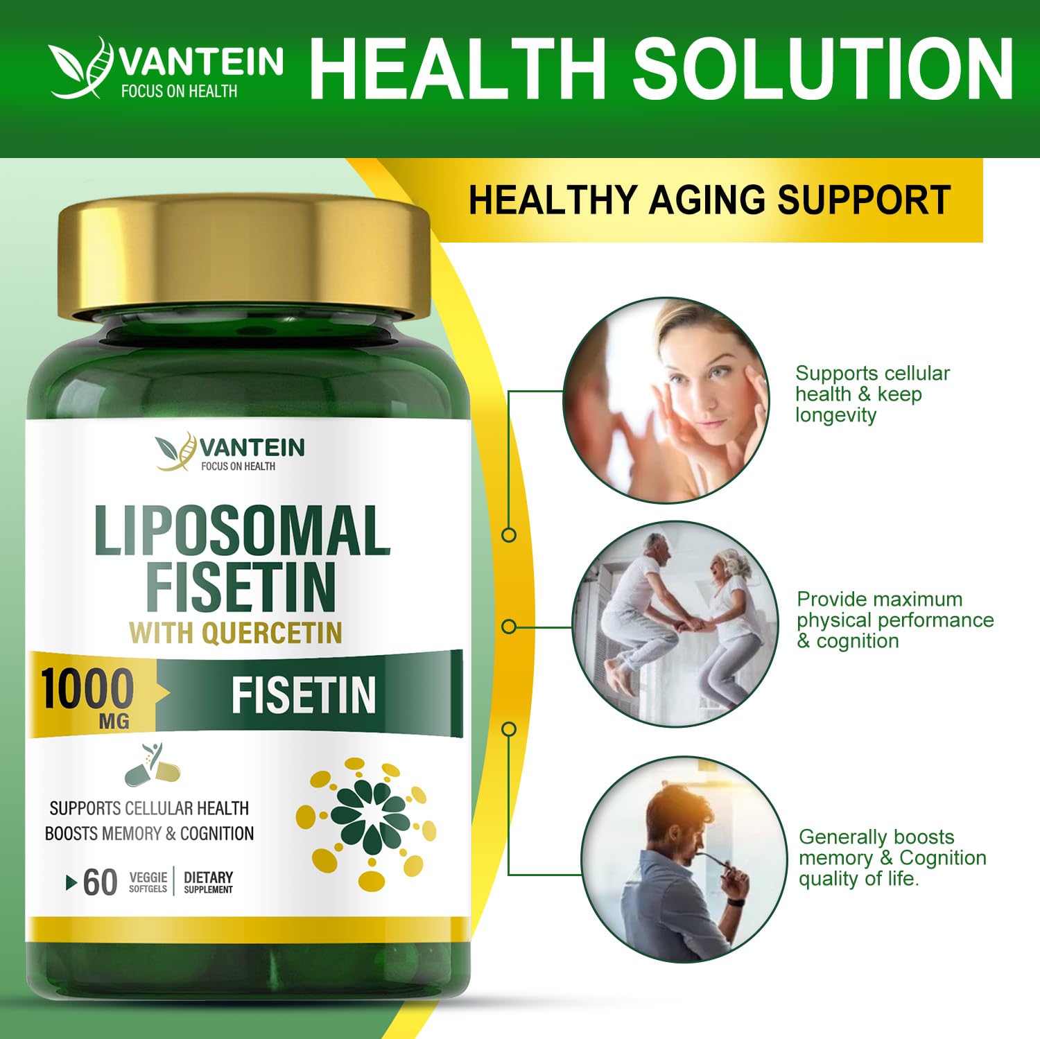60 softgels of blended vitamins