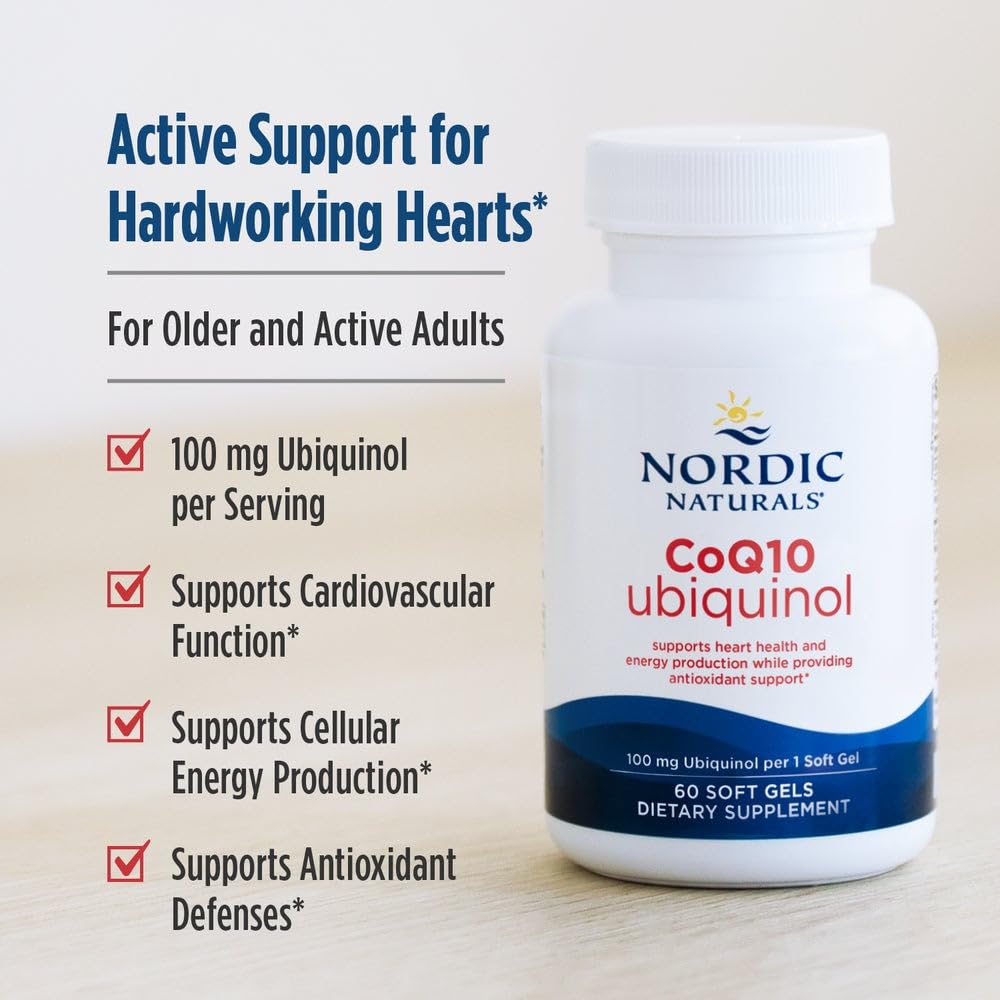 60 softgels of coq10 ubiquinol