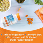 60 softgels of CoQ10 with BioPerine