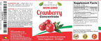 60 softgels of cranberry extract