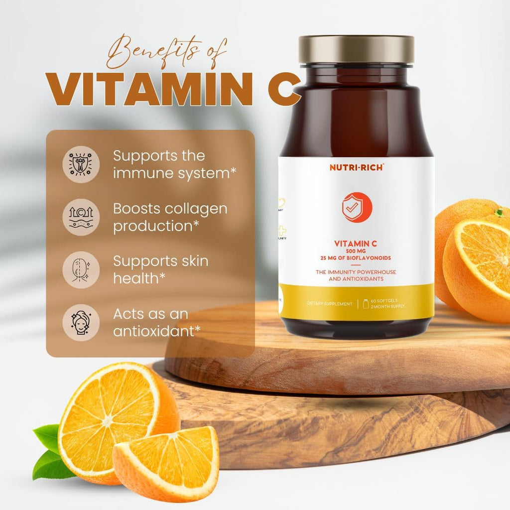60 softgels of Vitamin C