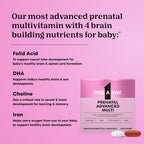 60 tablets and softgels prenatal vitamins