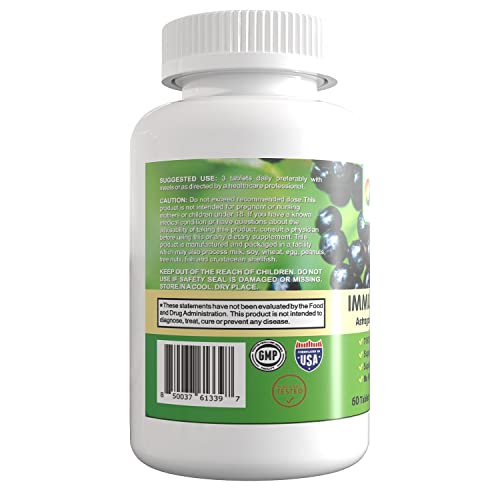 60 tablets for convenient immune support