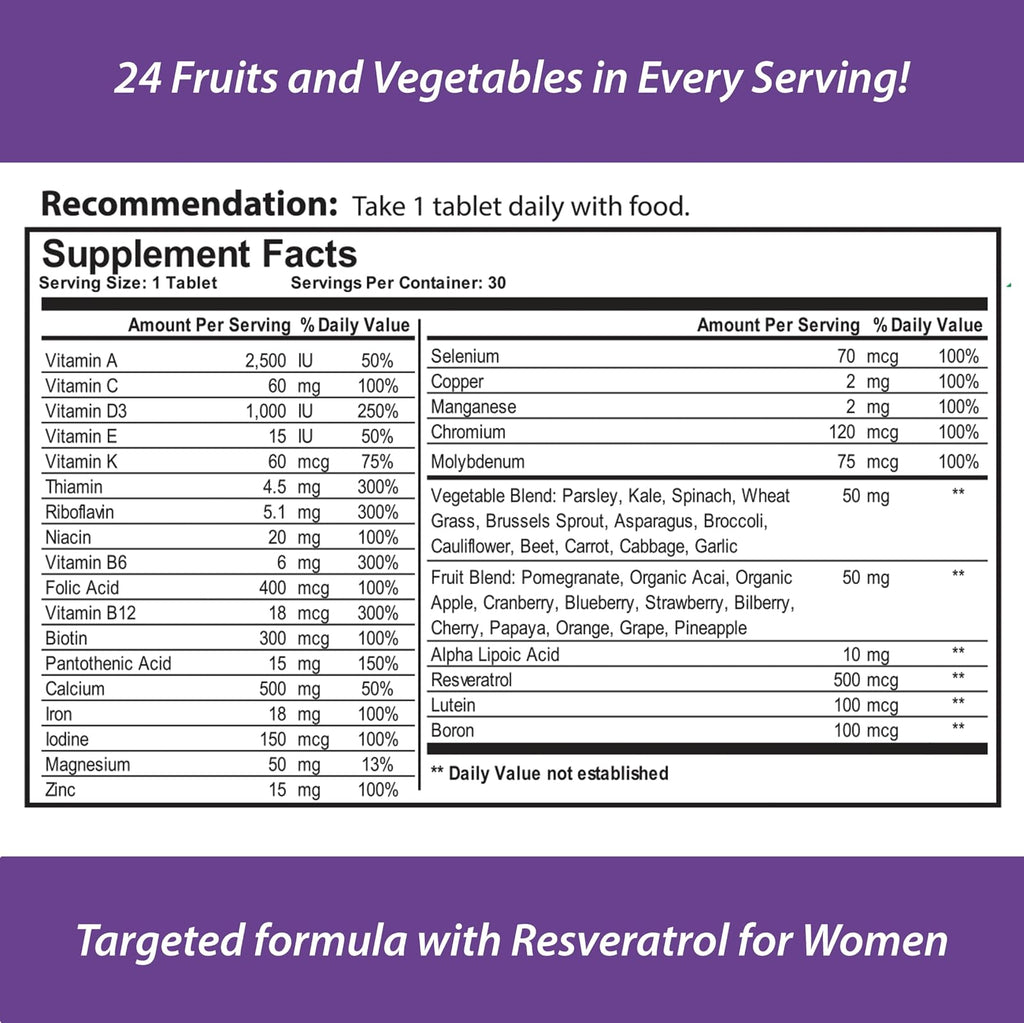 60 tablets for daily nutrition