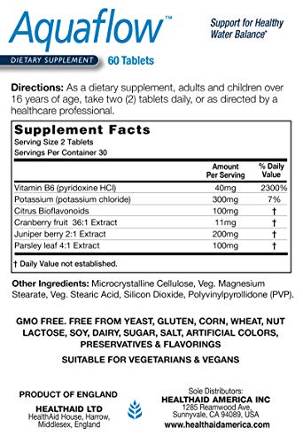 60 tablets for daily water balance support