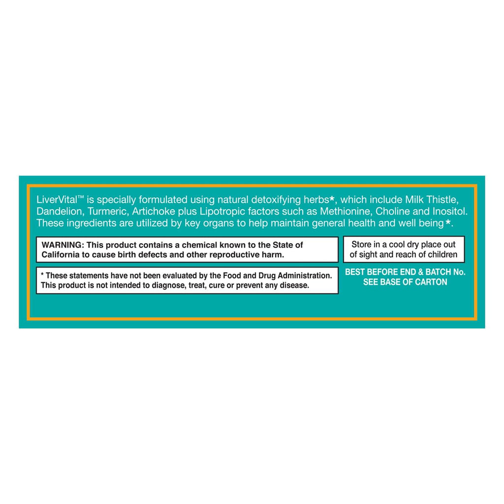 60 tablets for optimal liver function