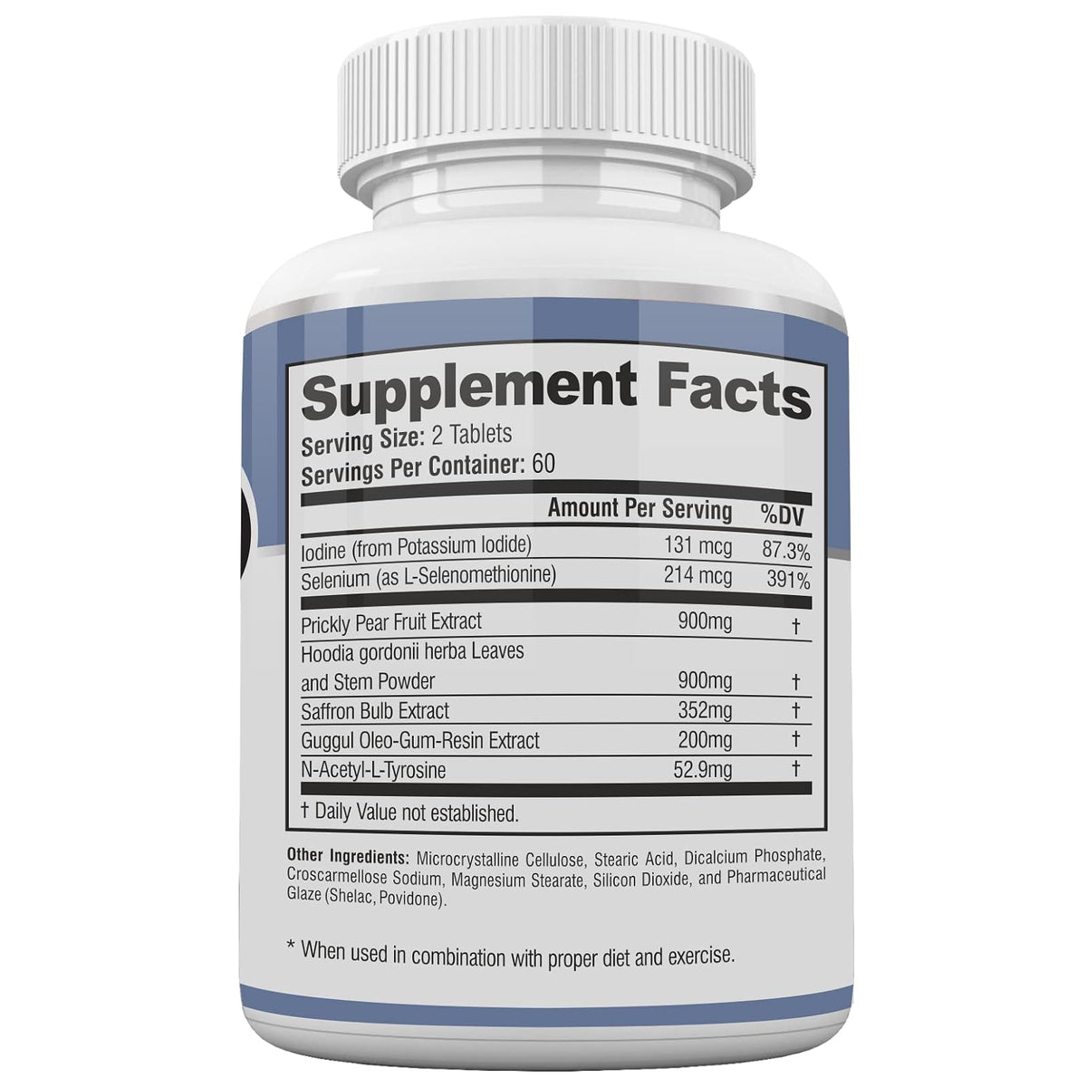 60 tablets for thyroid function