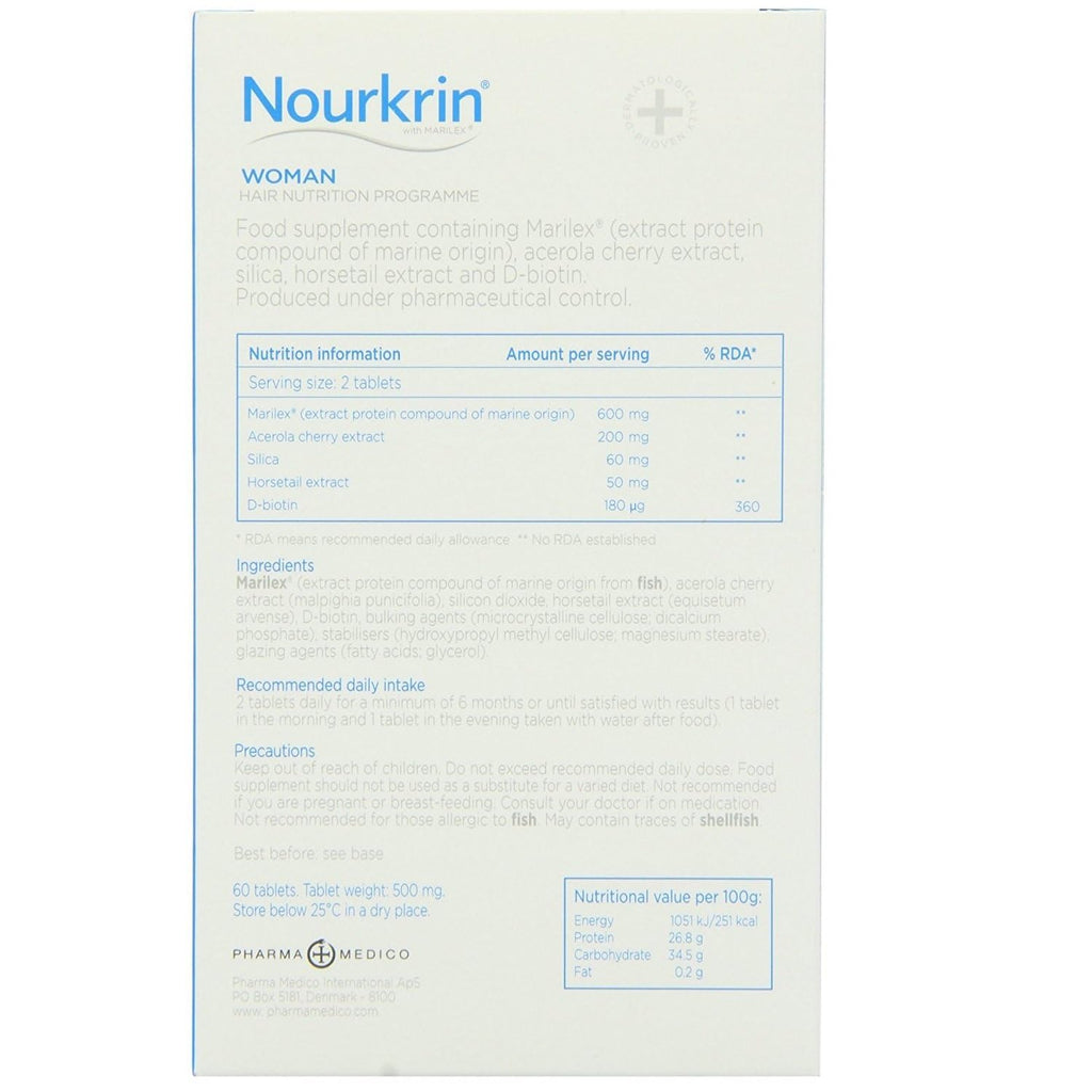 60 tablets Nourkrin Woman for daily nutrition