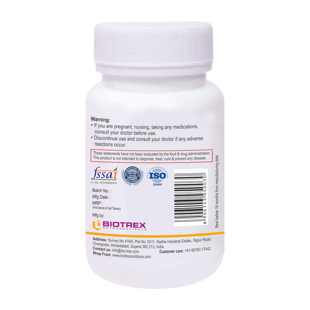 60 tablets of Biotrex iron