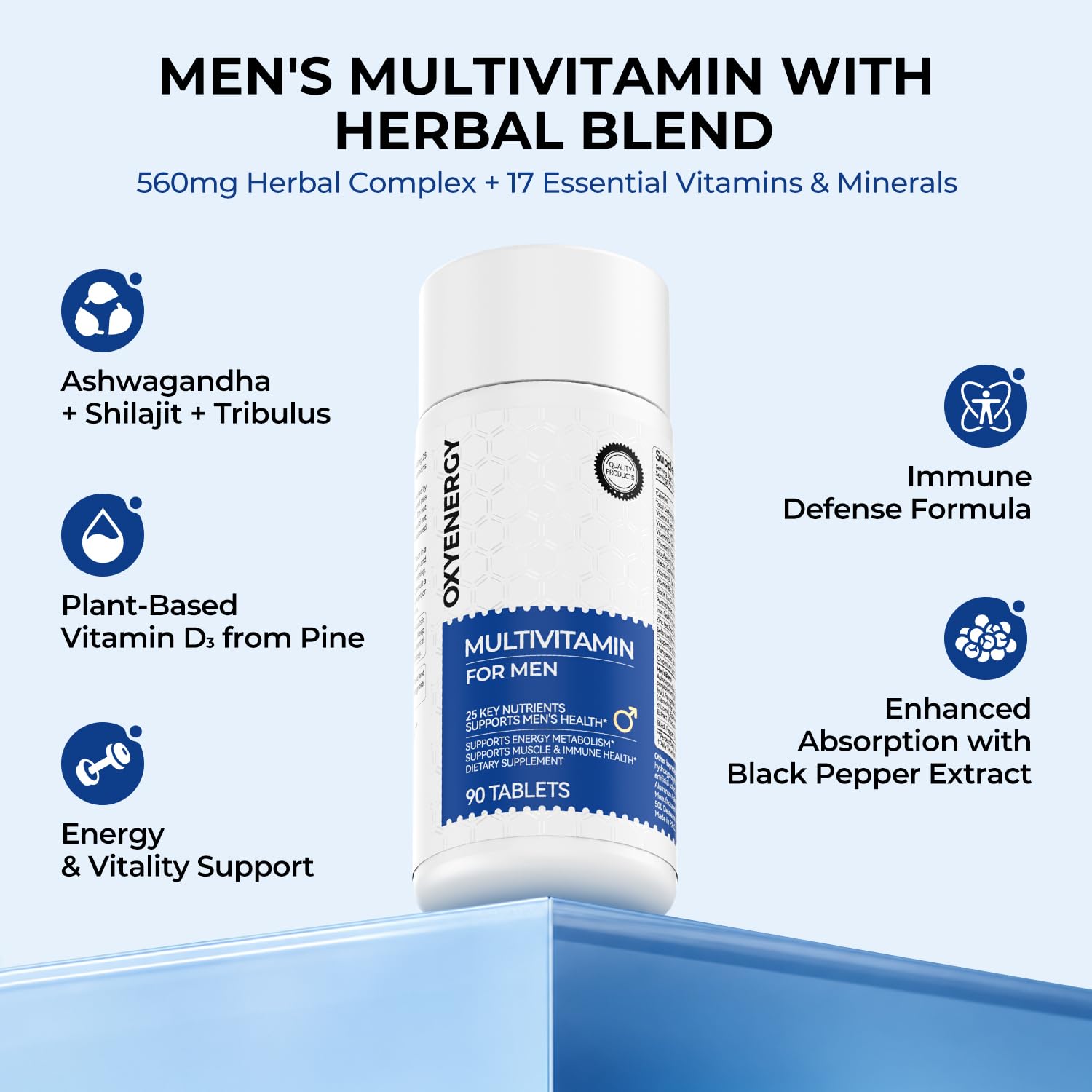 60 tablets of essential vitamins