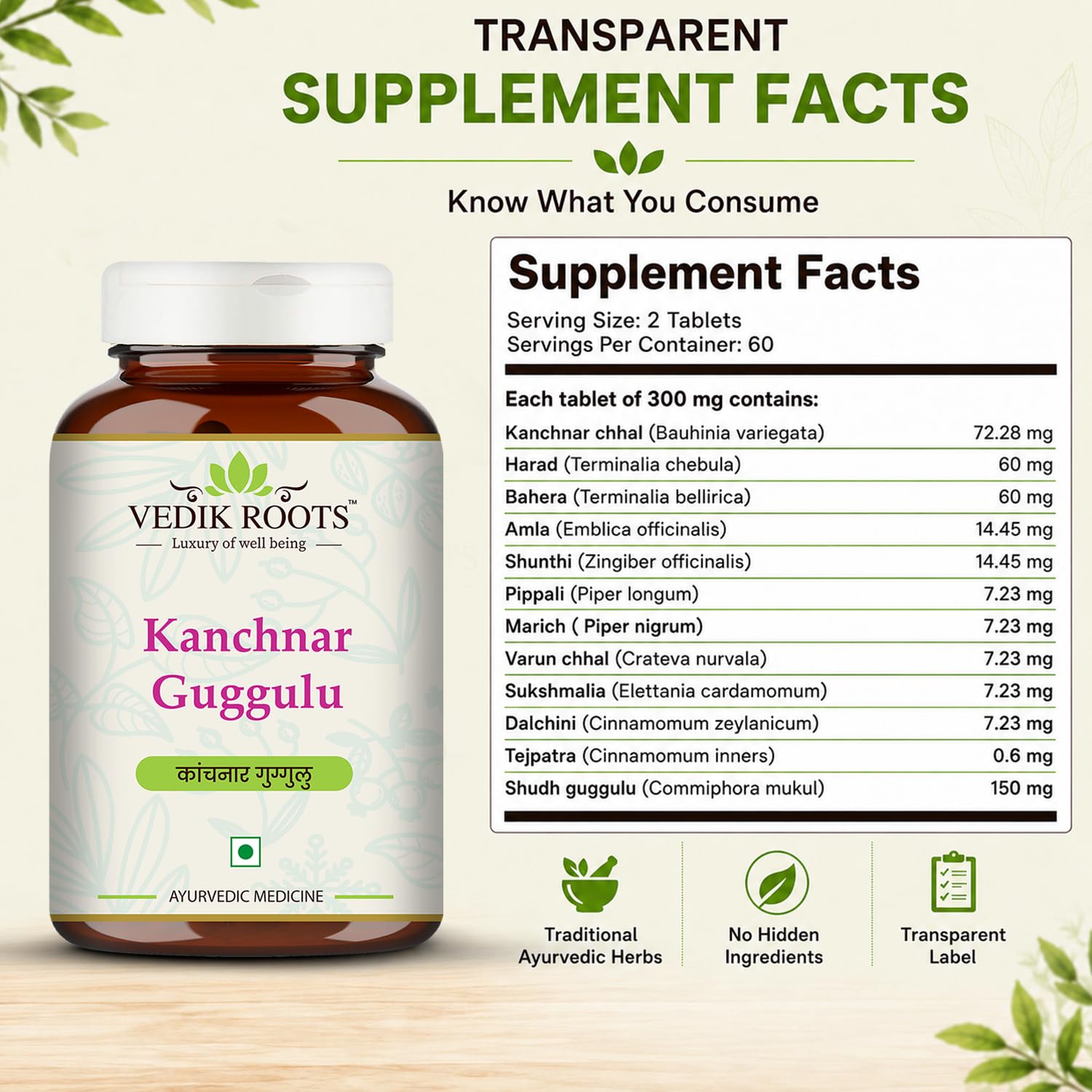 60 tablets of herbal goodness
