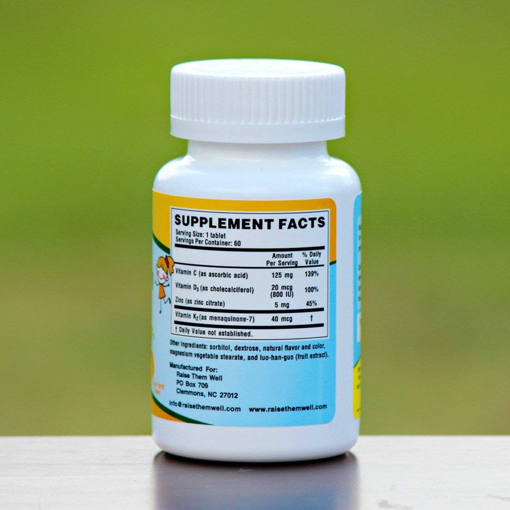 60 tablets of kids immunity boosters
