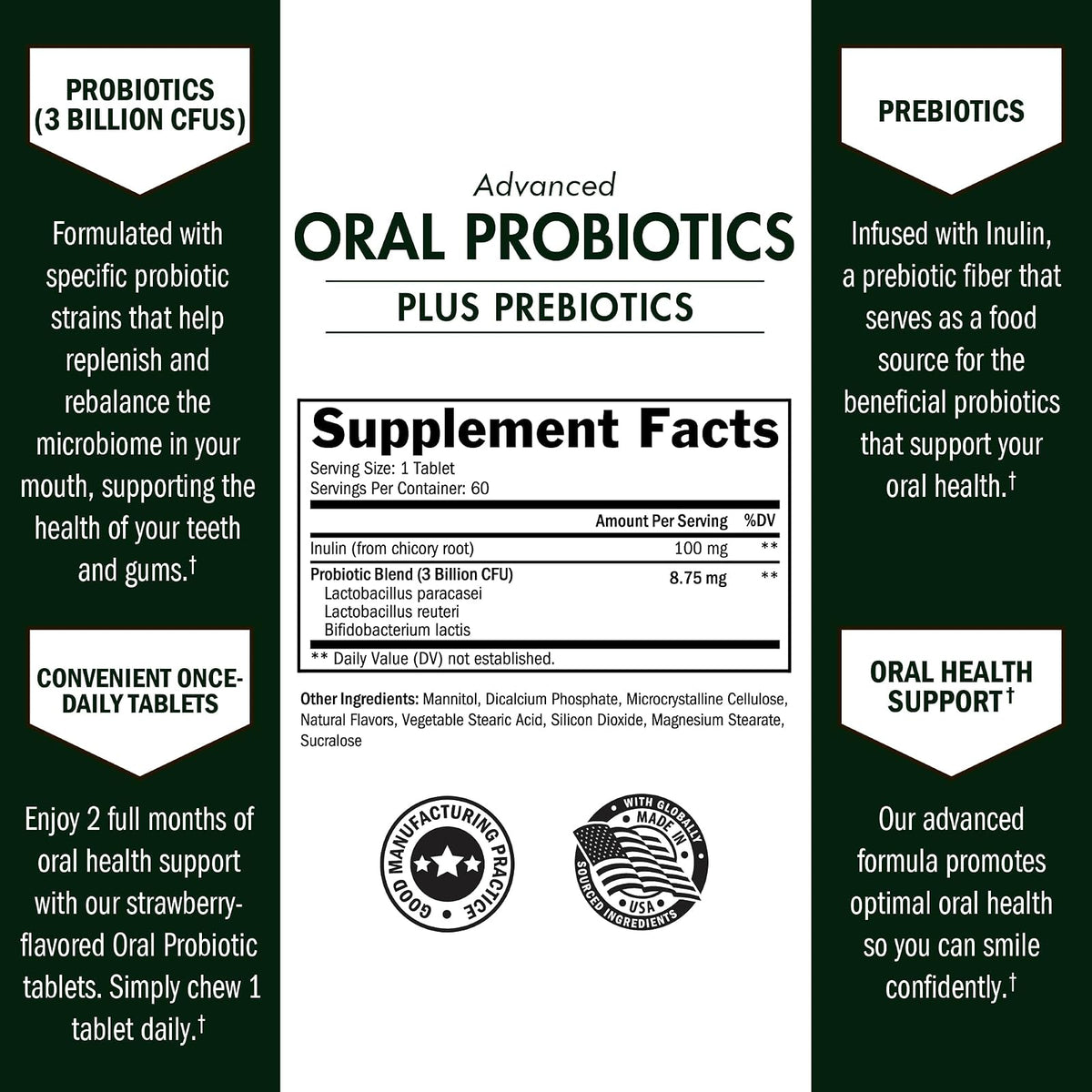 60 tablets of kids probiotic