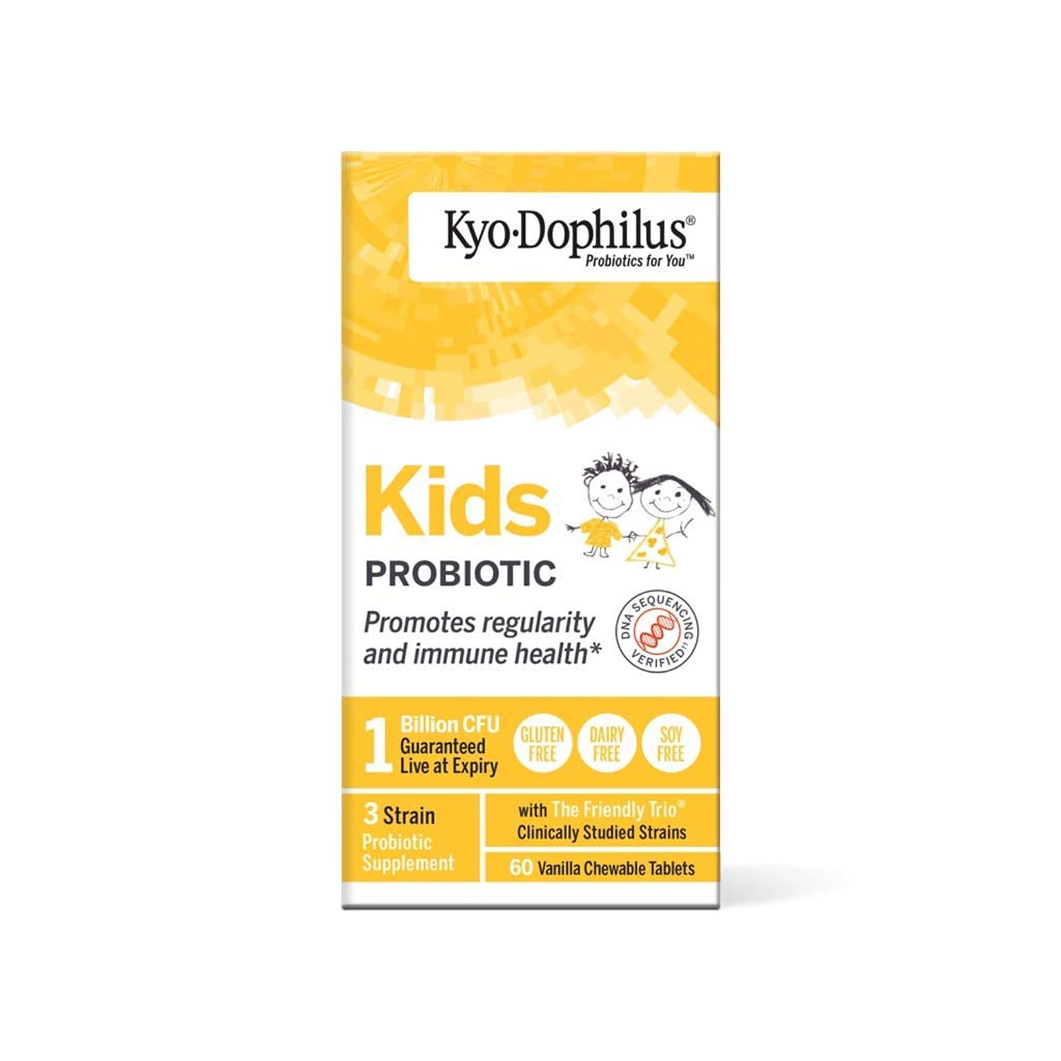 60 tablets of kids probiotics