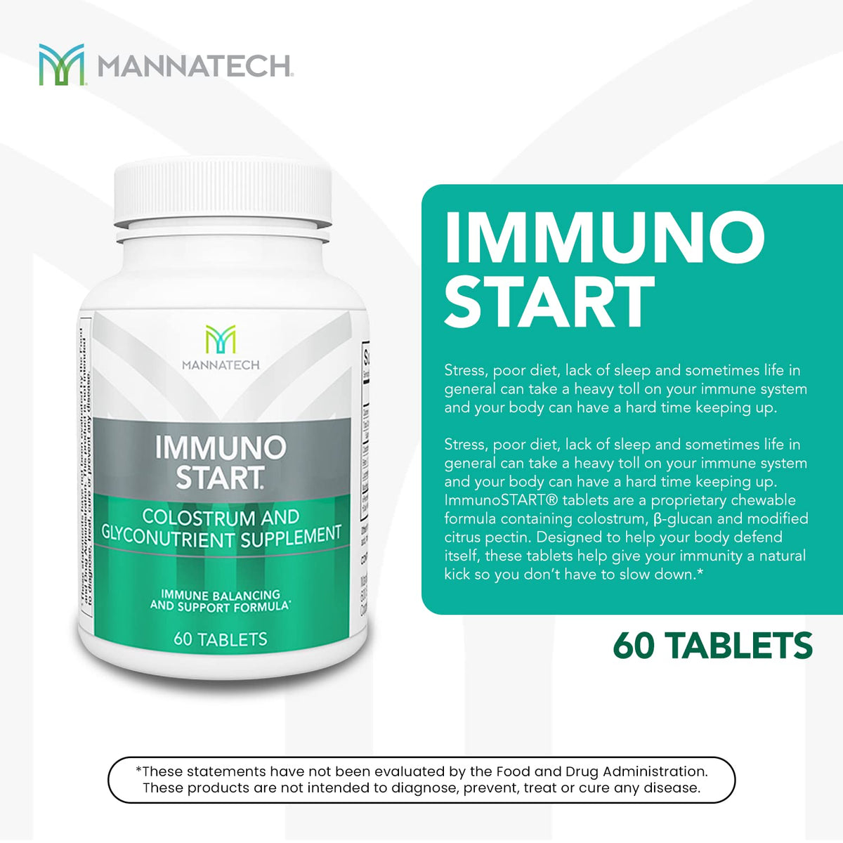 60 tablets of Mannatech ImmunoSTART
