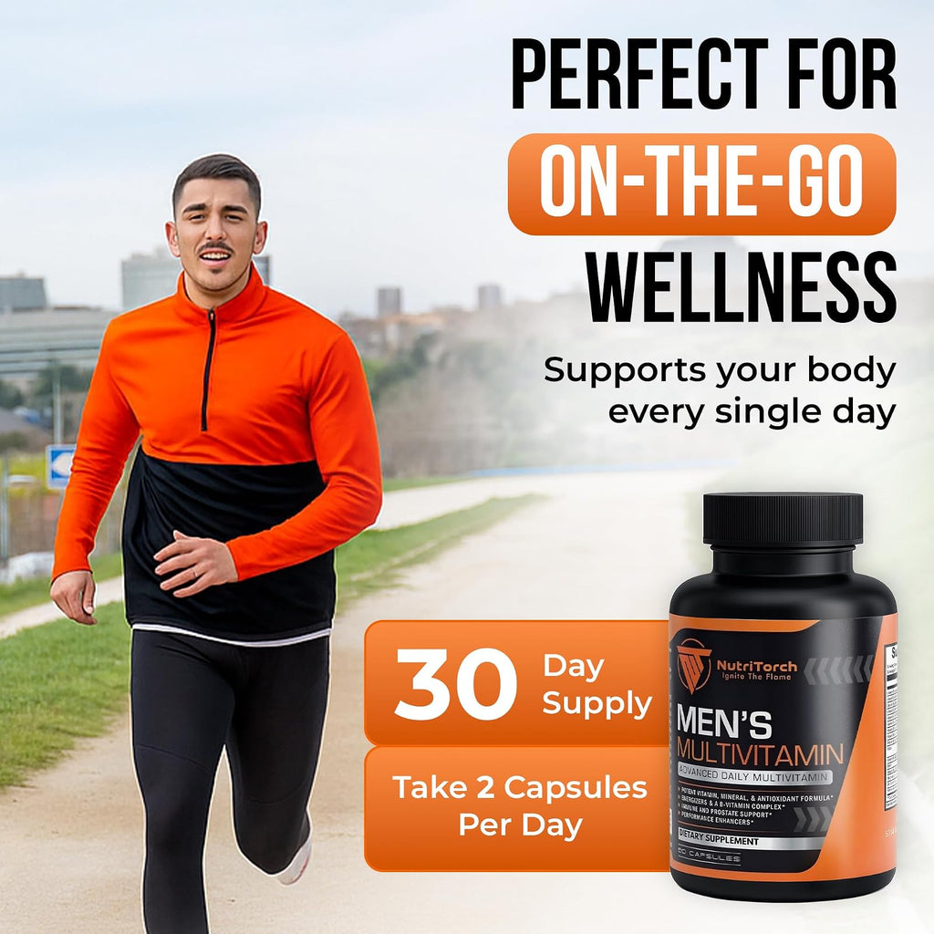 60 tablets of men's multivitamins