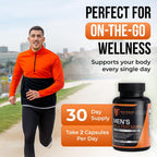 60 tablets of men's multivitamins