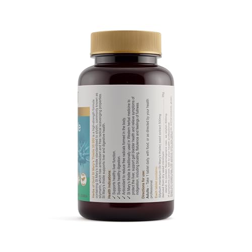 60 tablets of milk thistle extract