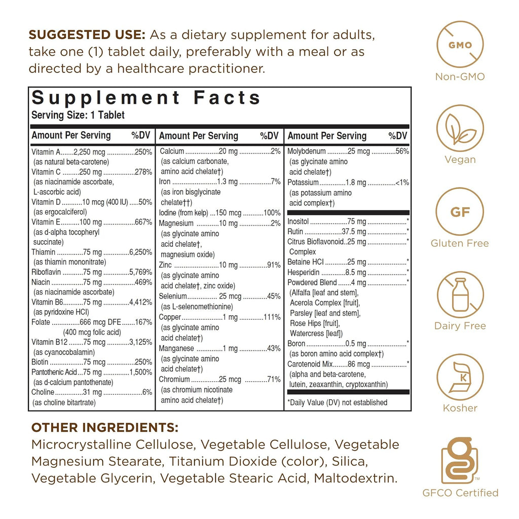 60 tablets of Solgar Formula VM-75