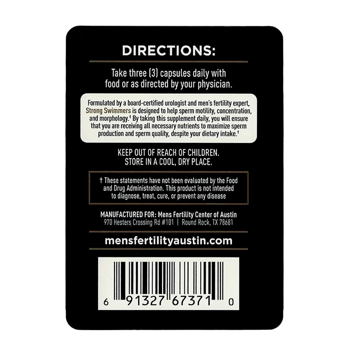 60 tablets of sperm health support