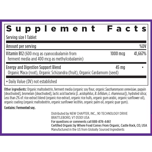 60 tablets of vitamin B12 for daily wellness