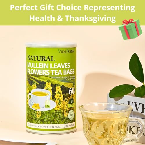 60 tea bags for convenient brewing