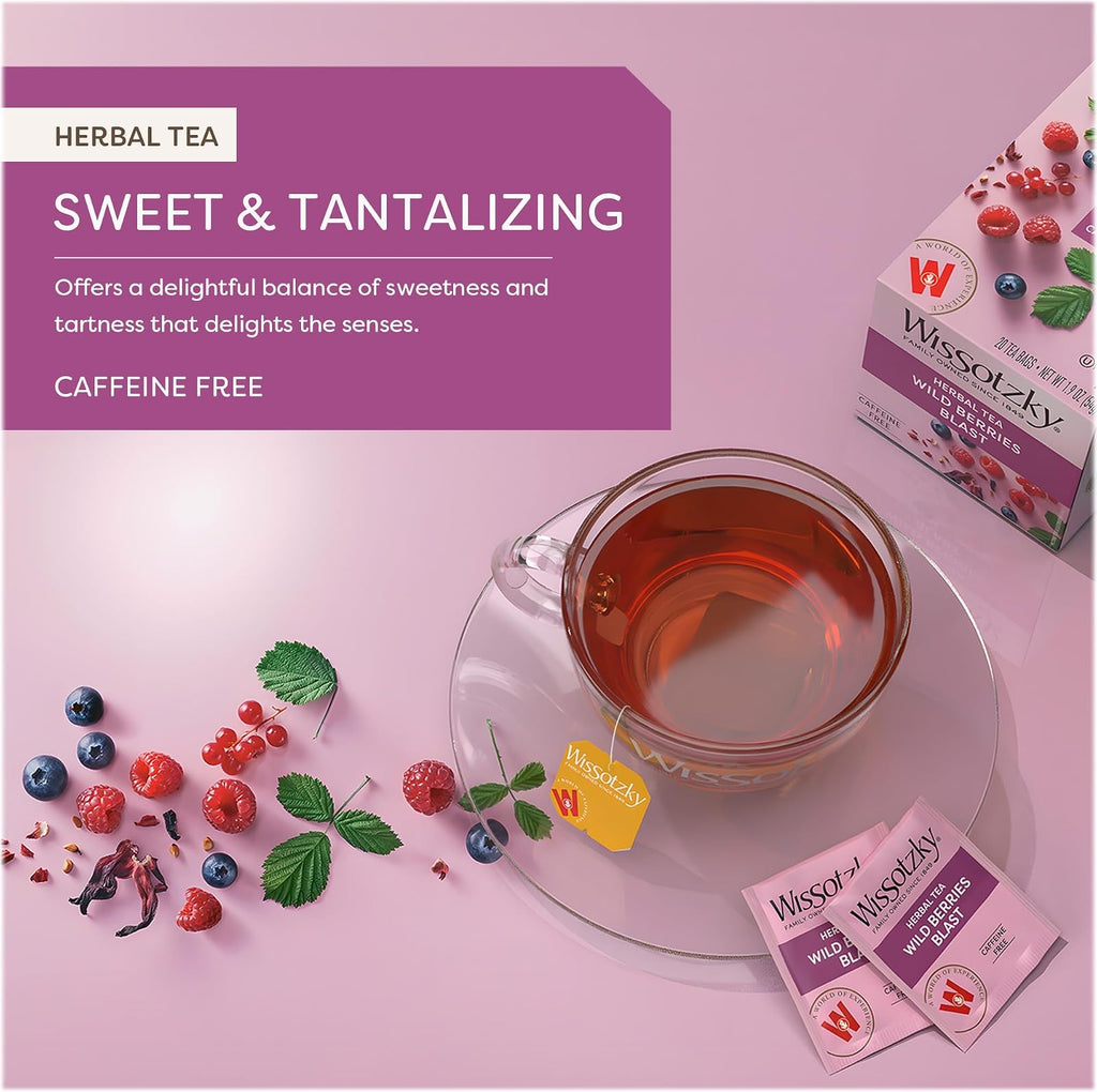 60 tea bags for herbal infusion