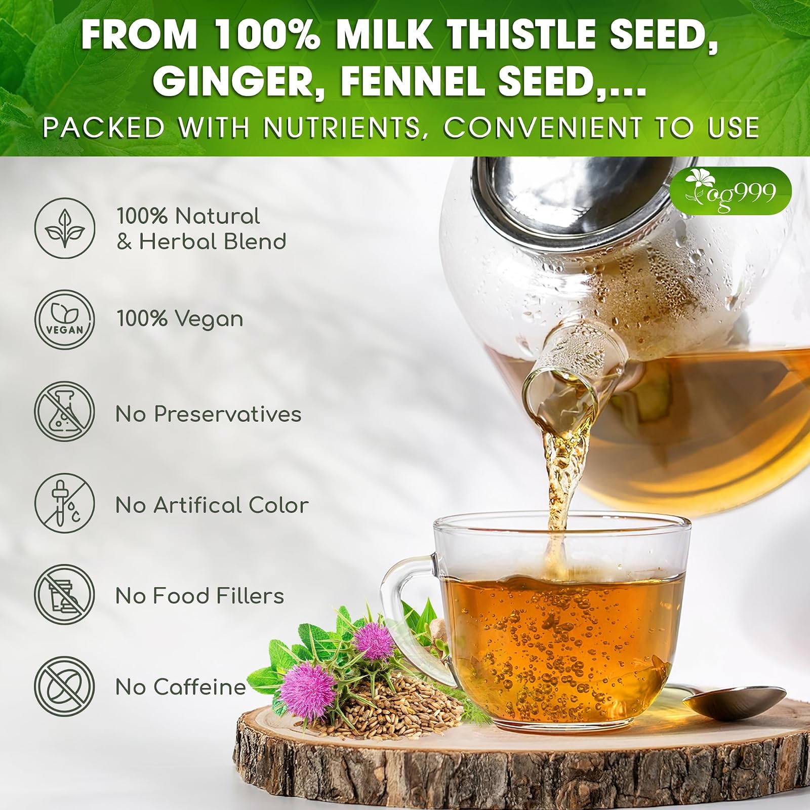 60 tea bags for wellness