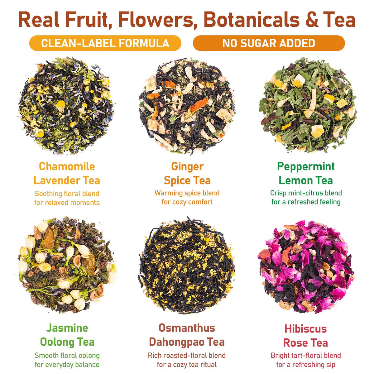 60 tea bags for wellness