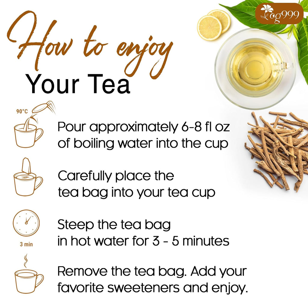 60 tea bags of Ashwagandha goodness