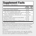 60 veg capsules for brain health