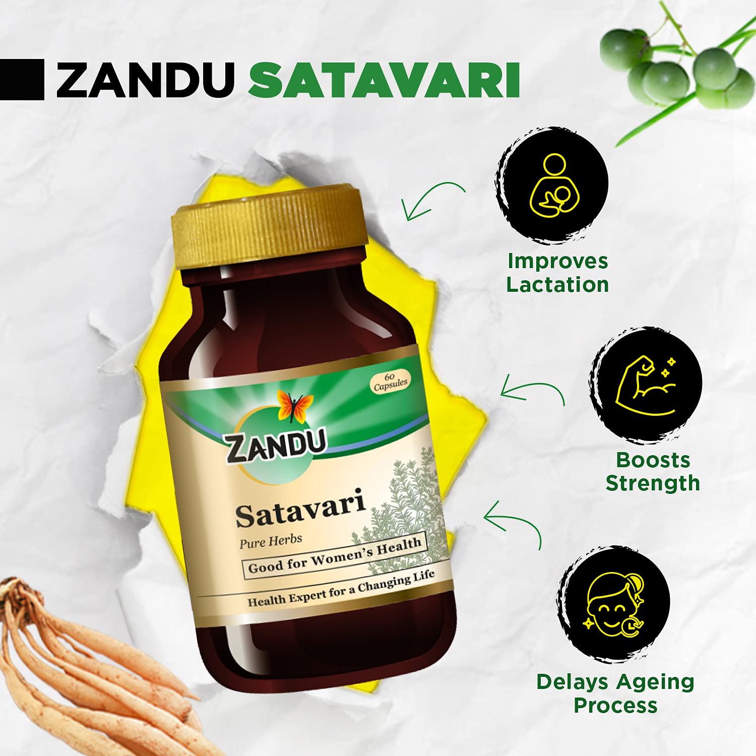 60 veg capsules for daily nutrition