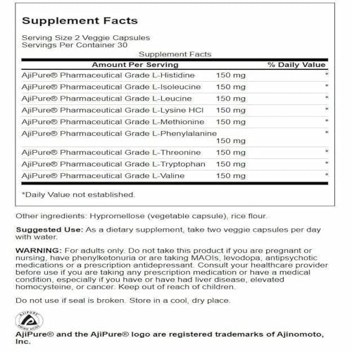 60 veg capsules of BCAAs support