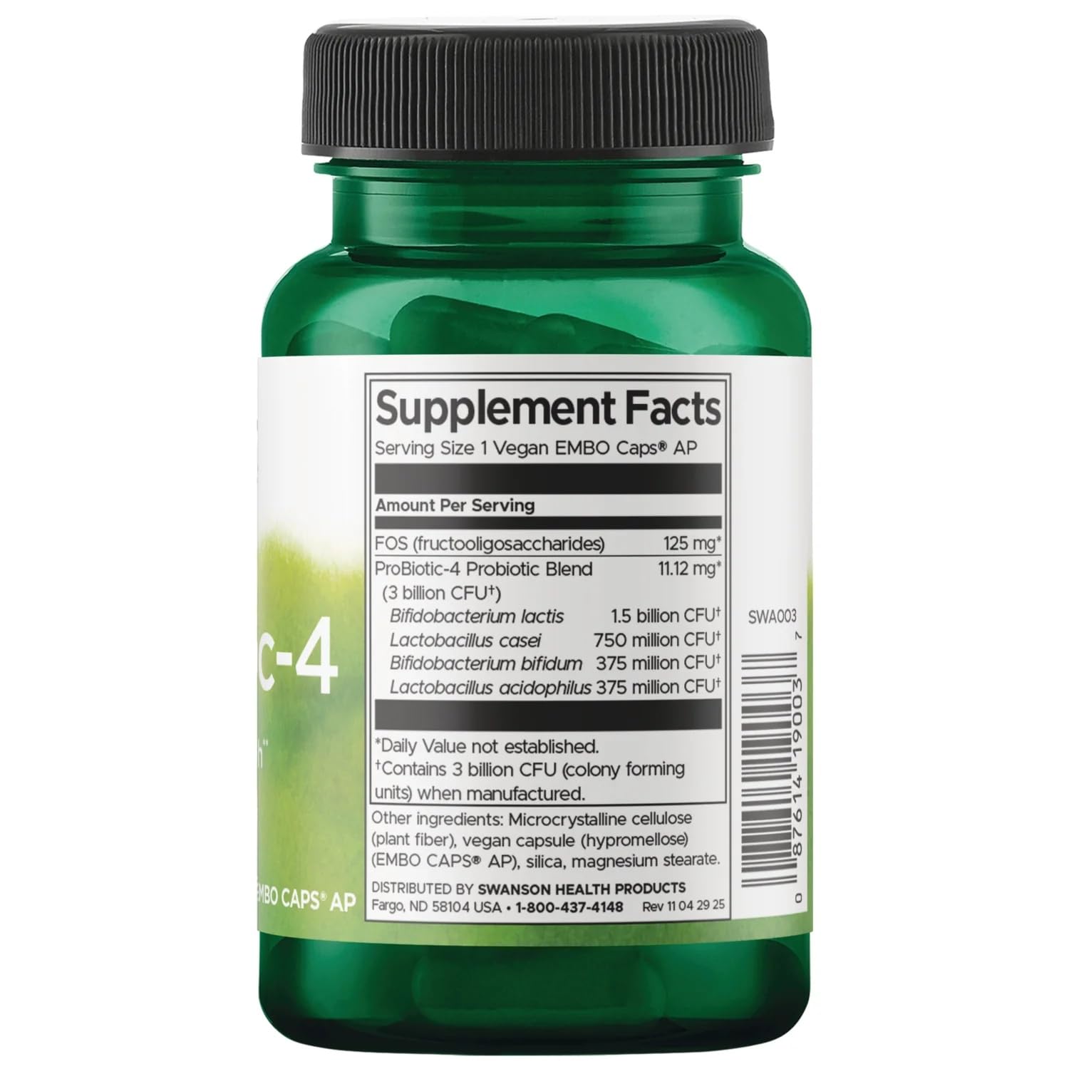 60 veg capsules of probiotics for women