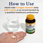 60 veg capsules of probiotics