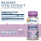 60 vegan capsules of bilberry extract