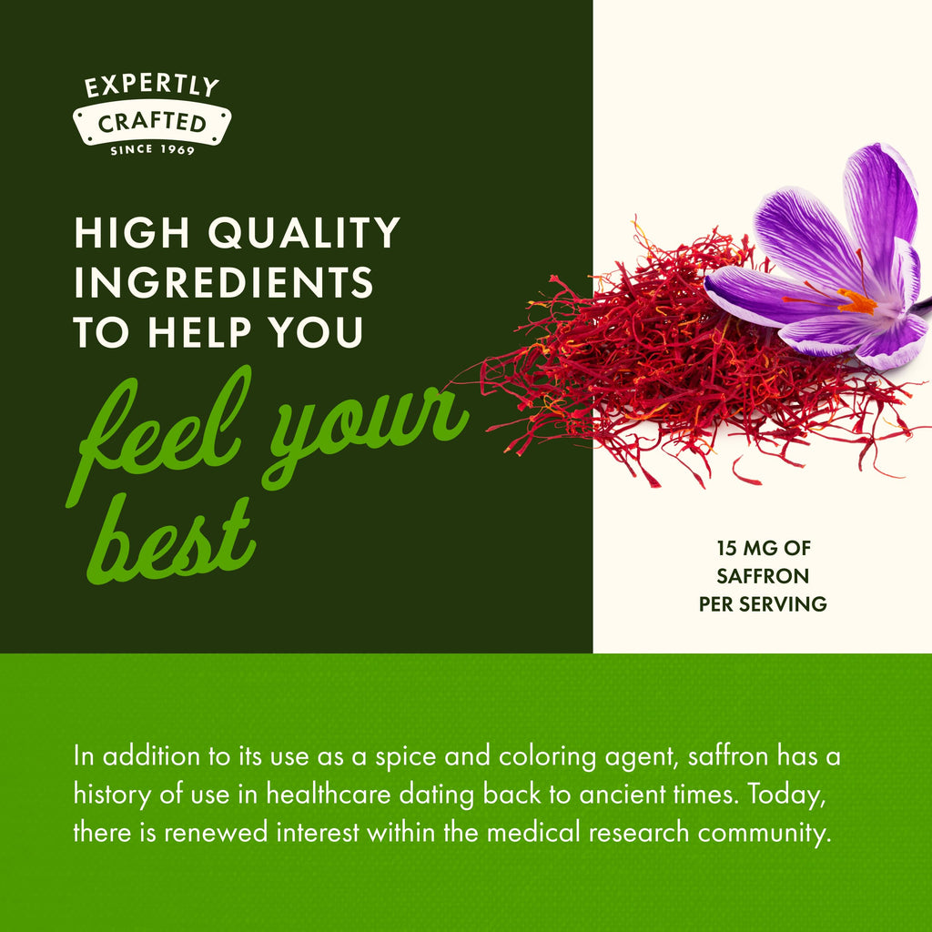 60 vegan capsules of saffron