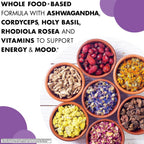 60 vegetable capsules for energy