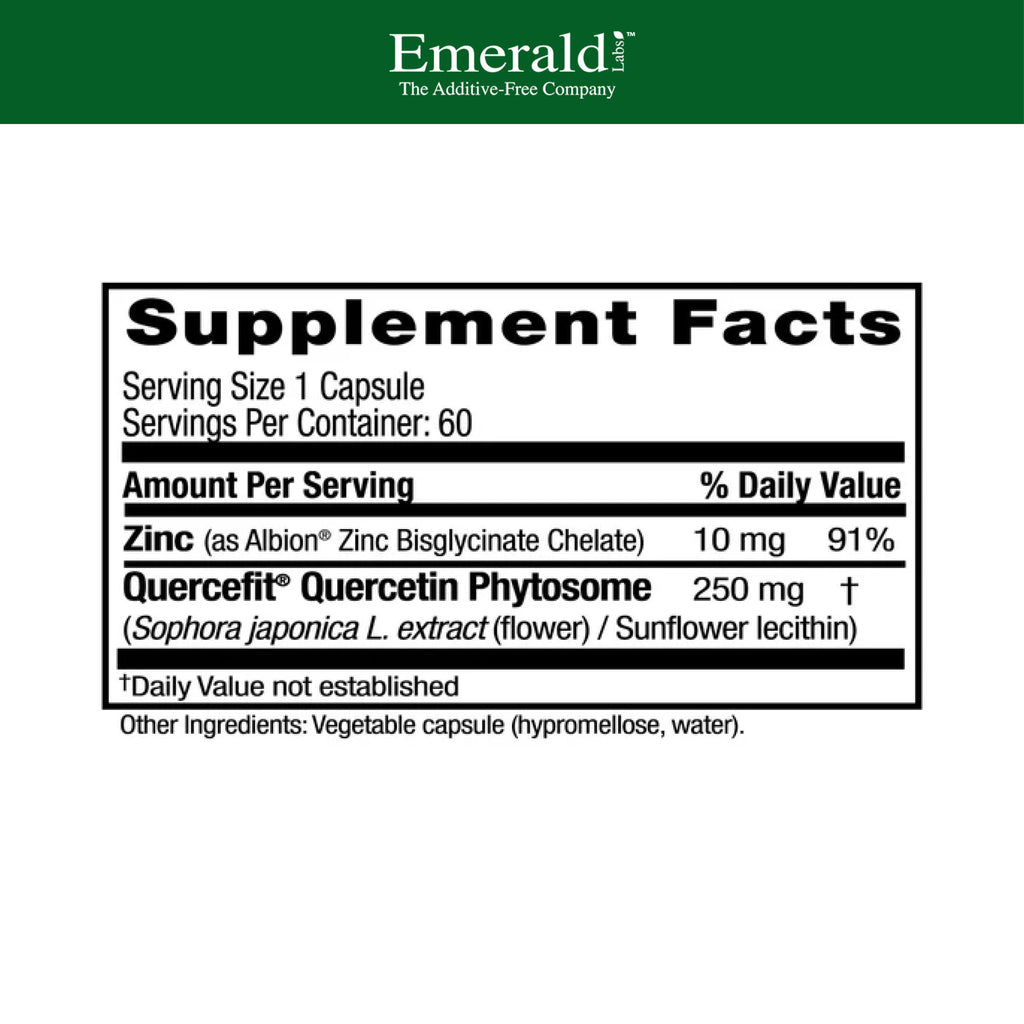 60 vegetable capsules of zinc