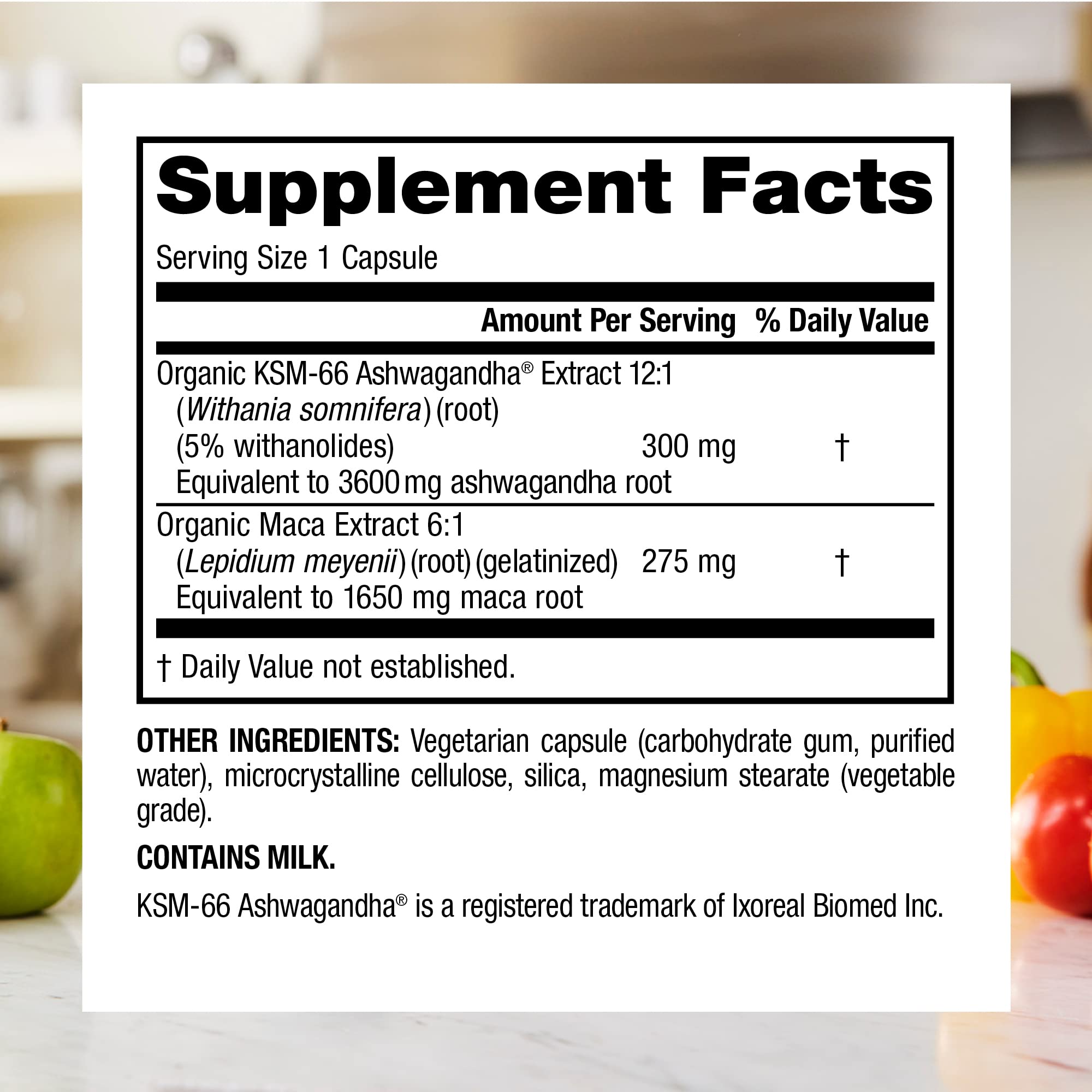 60 vegetarian ashwagandha capsules