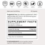 60 vegetarian capsules alpha lipoic acid