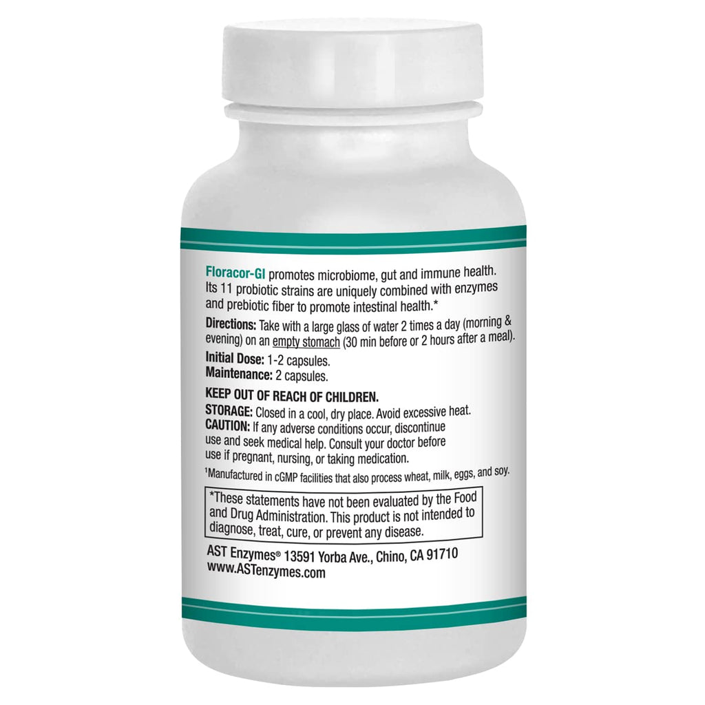 60 vegetarian capsules digestive support