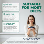 60 vegetarian capsules for convenience