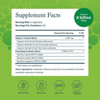 60 vegetarian capsules of probiotics