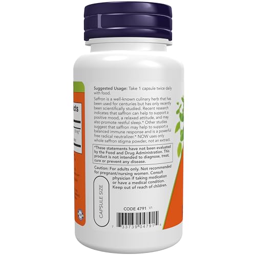 60 vegetarian capsules saffron benefits
