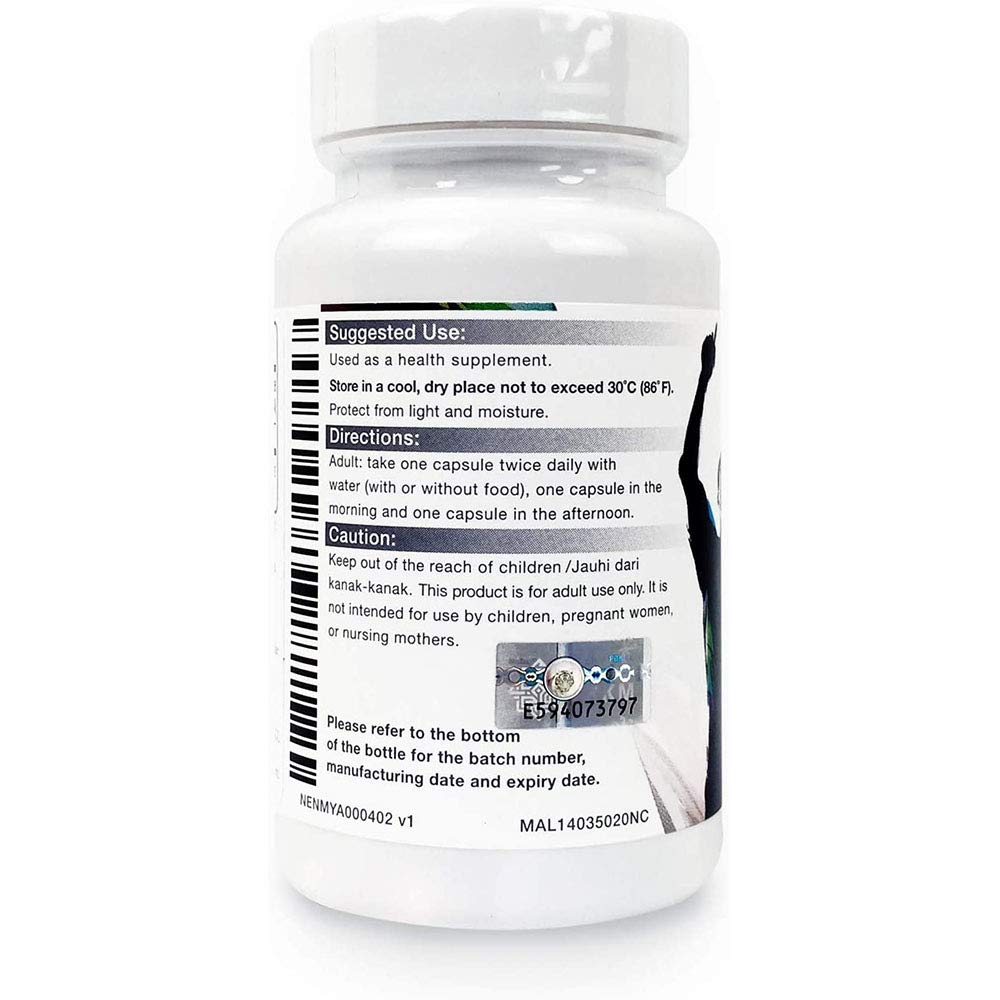 60 veggie capsules for daily nutrition