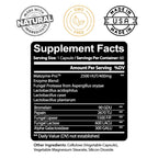 60 veggie capsules for gut health