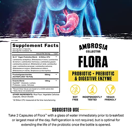 60 veggie capsules of digestive support