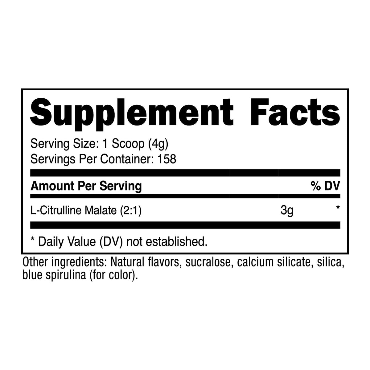 600 grams of L-Citrulline Malate