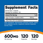 600 mg acetyl l-carnitine supplement